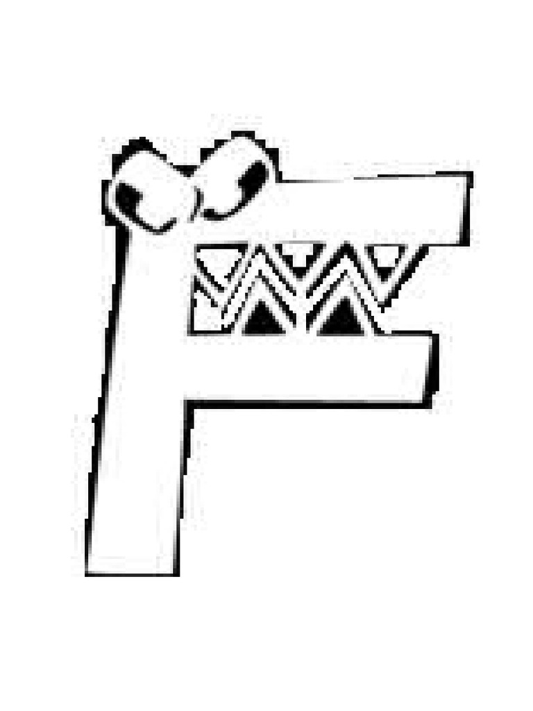 Abecedario Con Ojos y Dientes | PDF