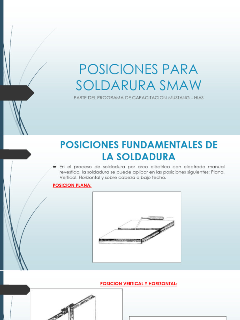 Soldadura Por Electrodo Arco Revestido - Posiciones | PDF | Soldadura ... Soldadura Por Electrodo Arco Revestido - Posiciones | PDF | Soldadura ...
