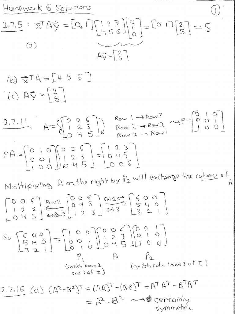 Homework 6 Solutions | PDF