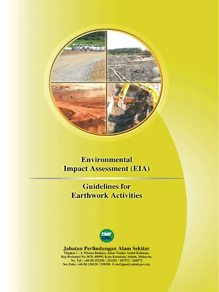 EIA Guidelines For Earthwork Activities | PDF