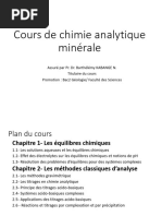 Balance ionique de l'eau en meq/L et °F | PDF | Ion | Éléments chimiques