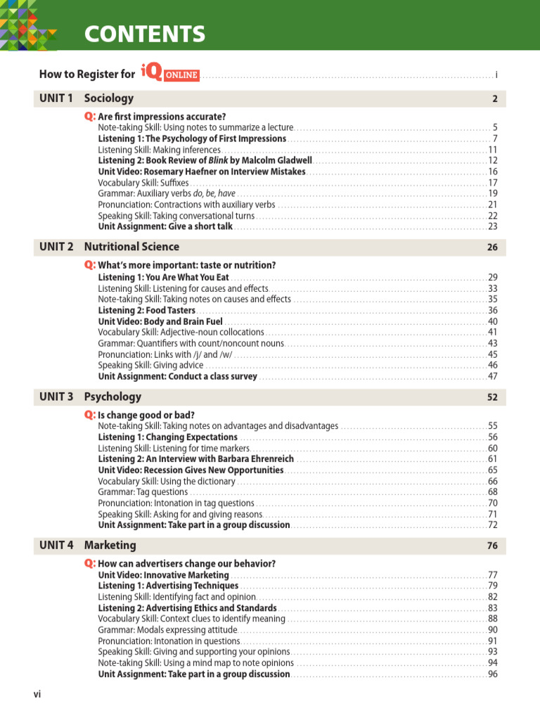 Q2e ls3 Toc | PDF | Linguistics | Grammar
