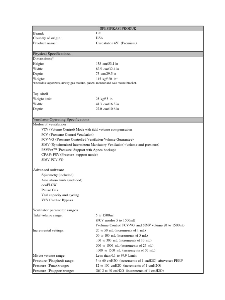 Excludes Vaporizers, Airway Gas Module, Patient Monitor and Wall Mount Bracket | PDF ...