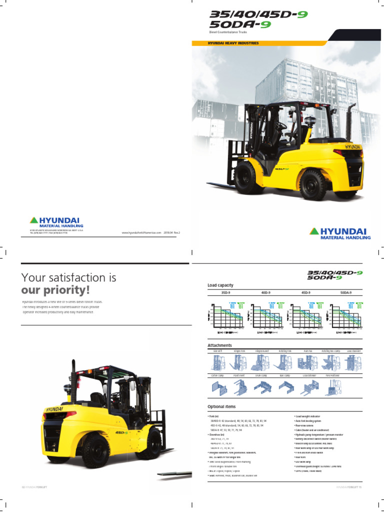 Hyundai 35 40 45D 9 50D 9A Impsed | PDF | Motor Vehicle | Vehicle ...