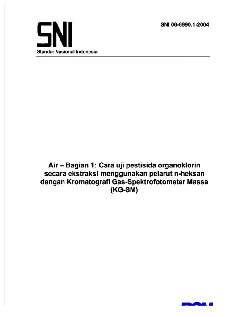 PDF Sni 06 69901 2004 - Compress | PDF