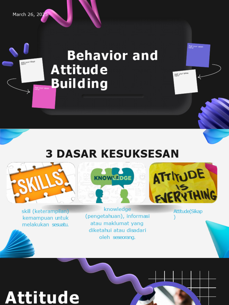Behavior and Attitude Building | PDF