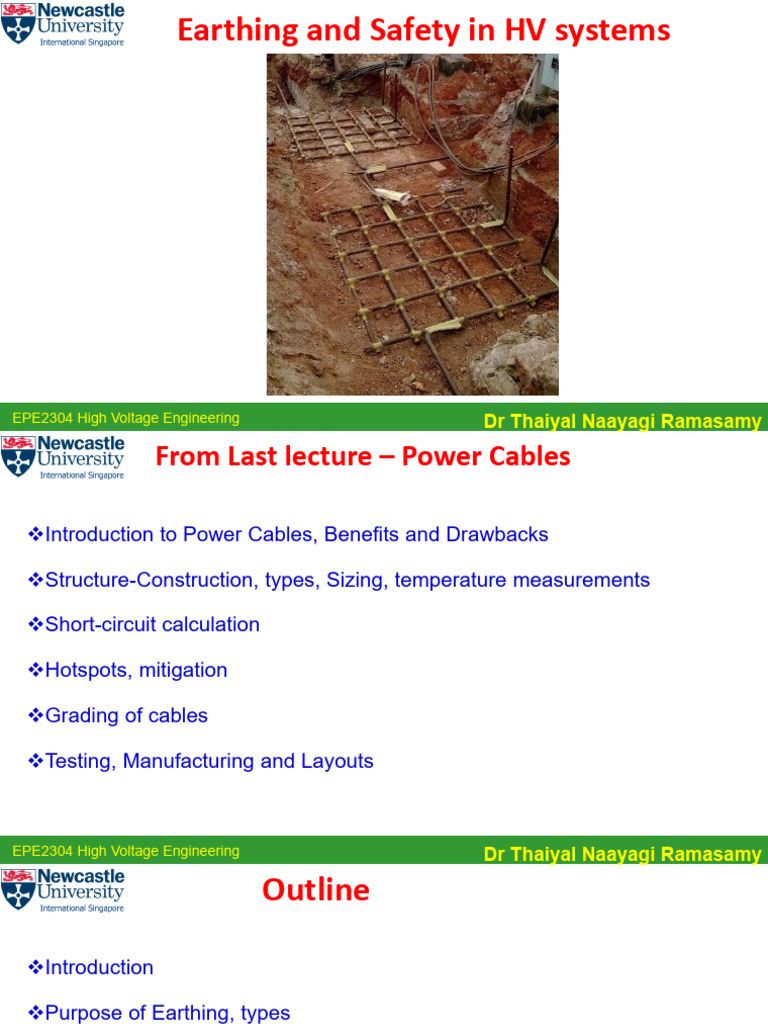 EPE2304 Earthing and Safety | PDF