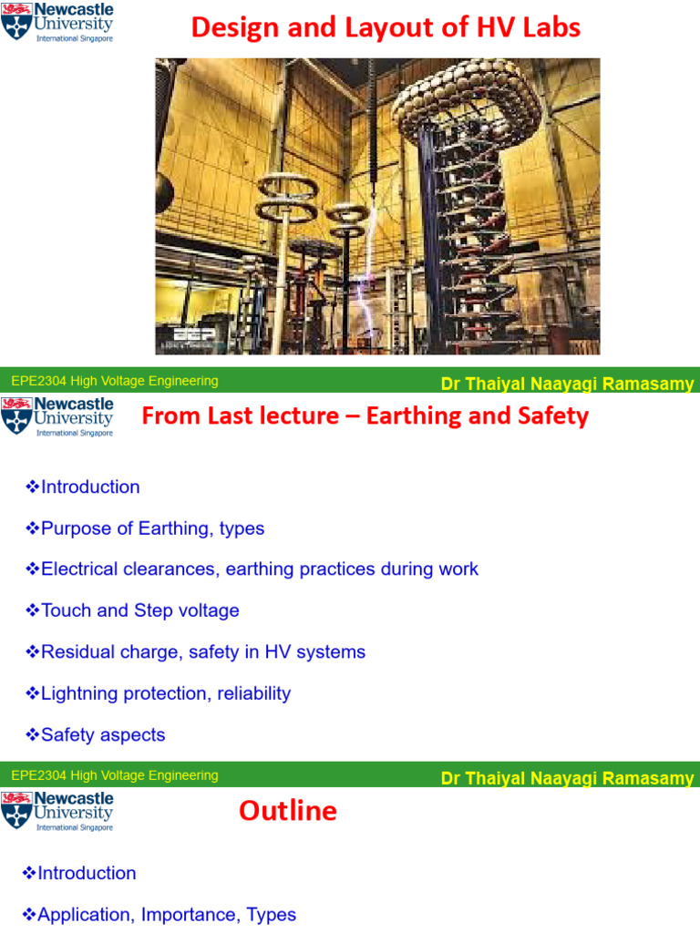 High Voltage Lab Design Guide | PDF | High Voltage | Laboratories