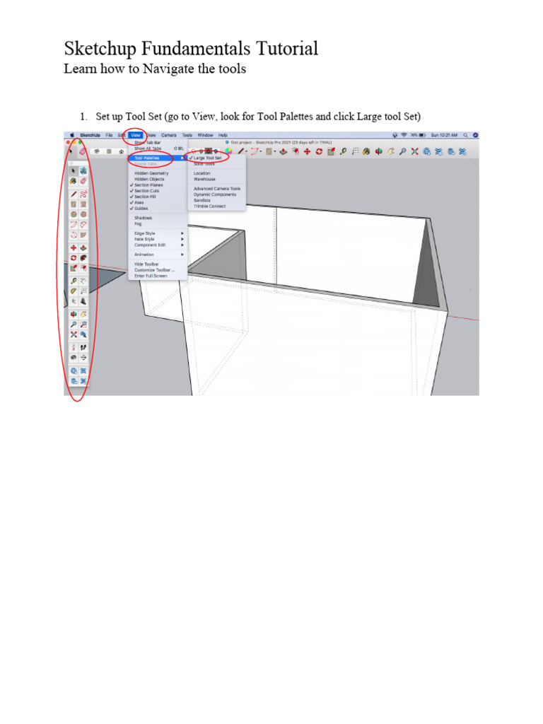 Sketchup Fundamentals Tutorial | PDF | Sketch Up | Adobe Photoshop