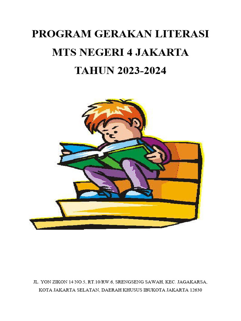 Program Literasi Mts Negeri 4 2023-2024 | PDF