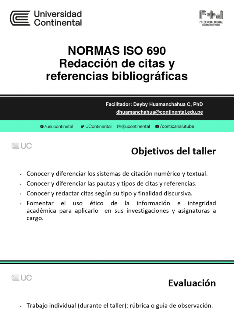 NORMAS ISO 690 Referencias Libros y Tesis | PDF