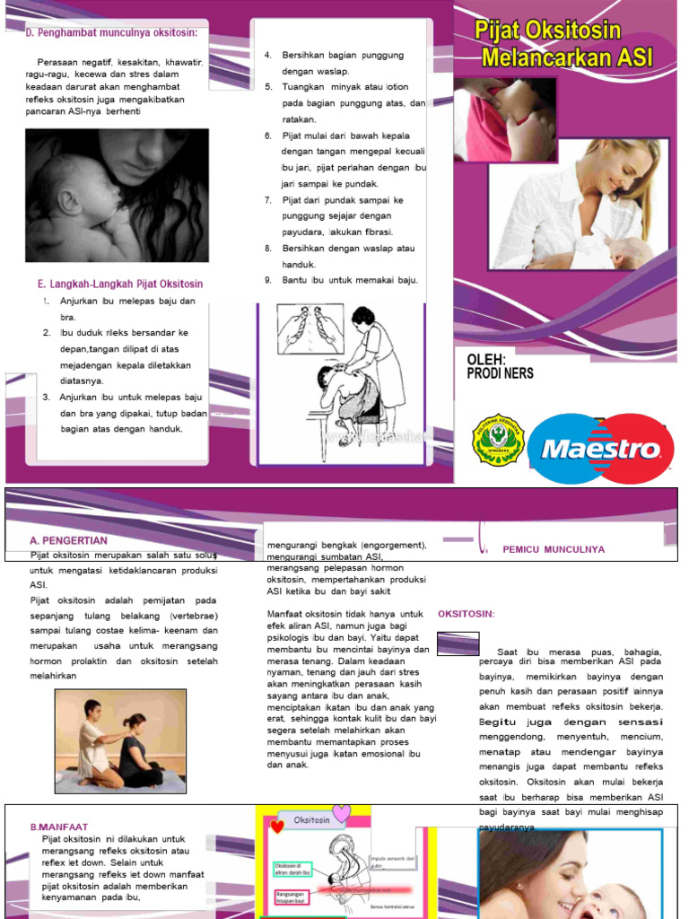 Pijat Oksitosin untuk Lancarkan ASI | PDF