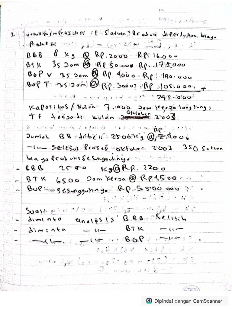 Rafi Farras A. Analisis Selisih BBB (Semakmen) | PDF