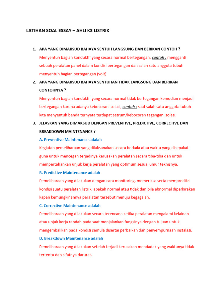 Didit Ujian K3 | PDF | Teknologi & Rekayasa