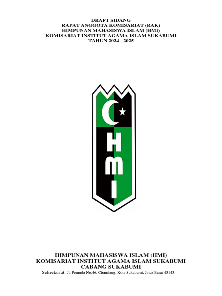 RAK III HMI IAIS Sukabumi | PDF