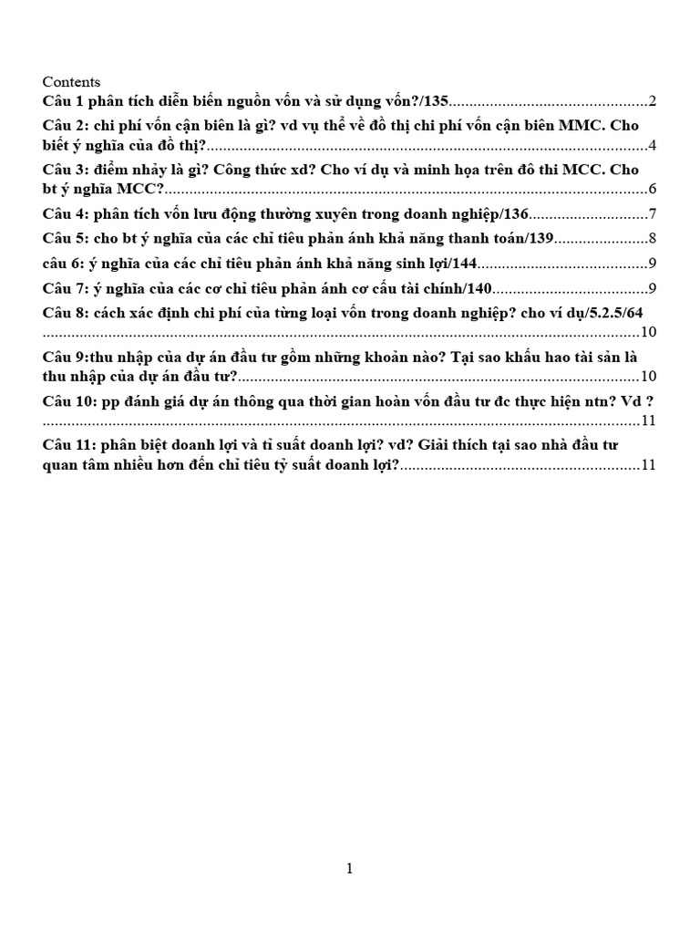 ôn tập tc 10.1 | PDF