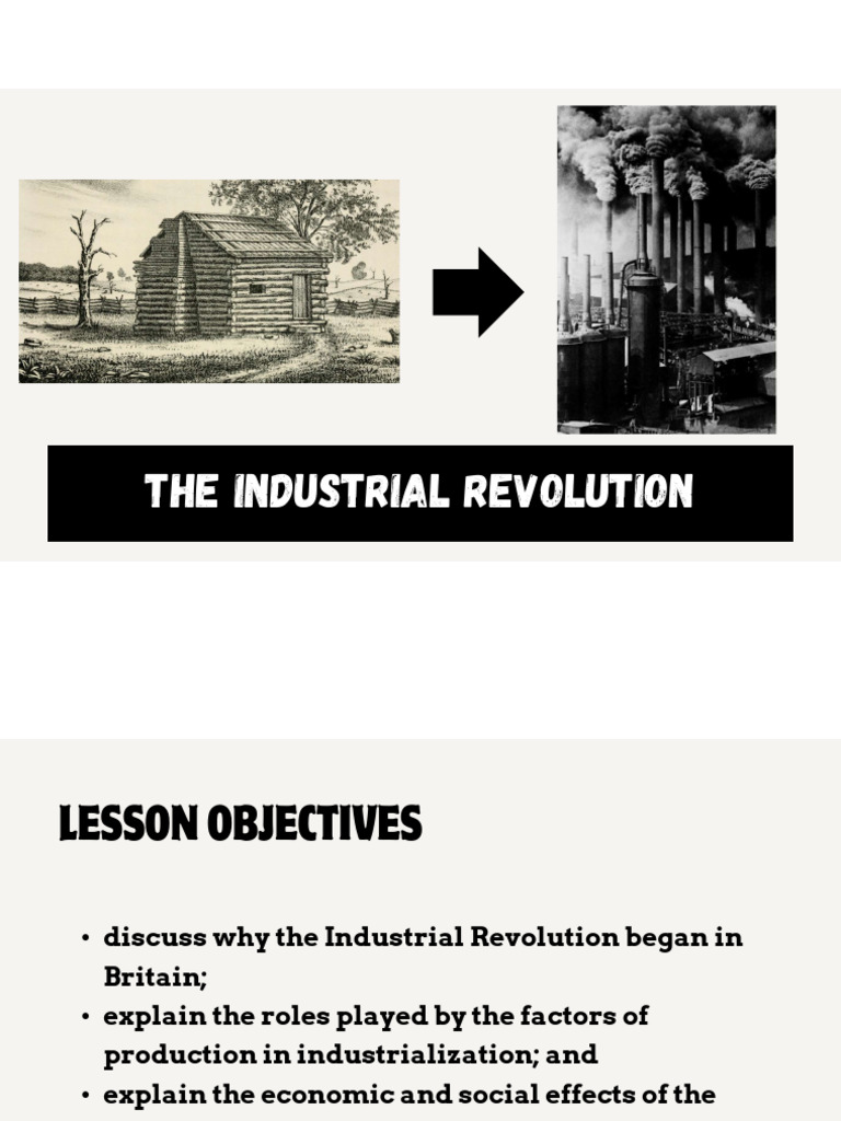 Industrial Revolution | PDF | Industrial Revolution | Spinning (Textiles)