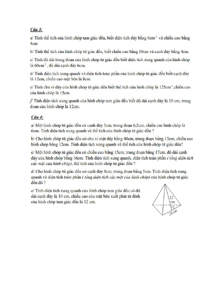 Hình Chóp | PDF