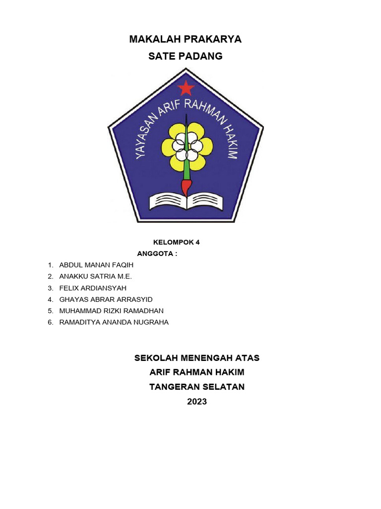 Makalah Prakarya | PDF