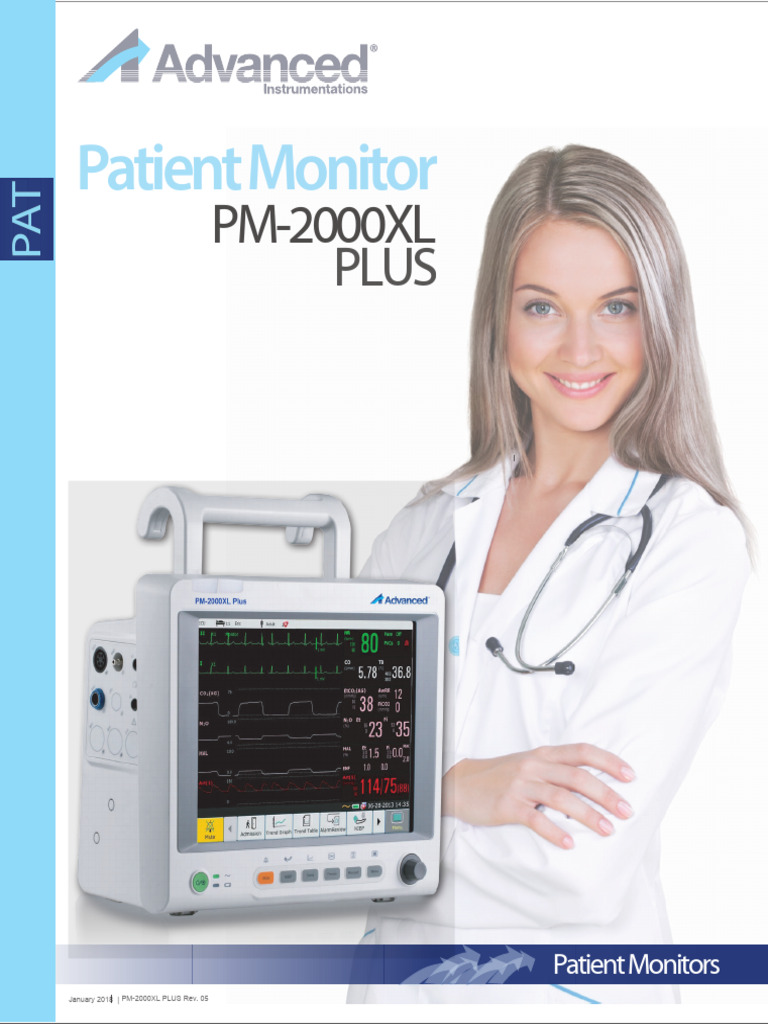 PM-2000XL PLUS Patient Monitor Overview | PDF