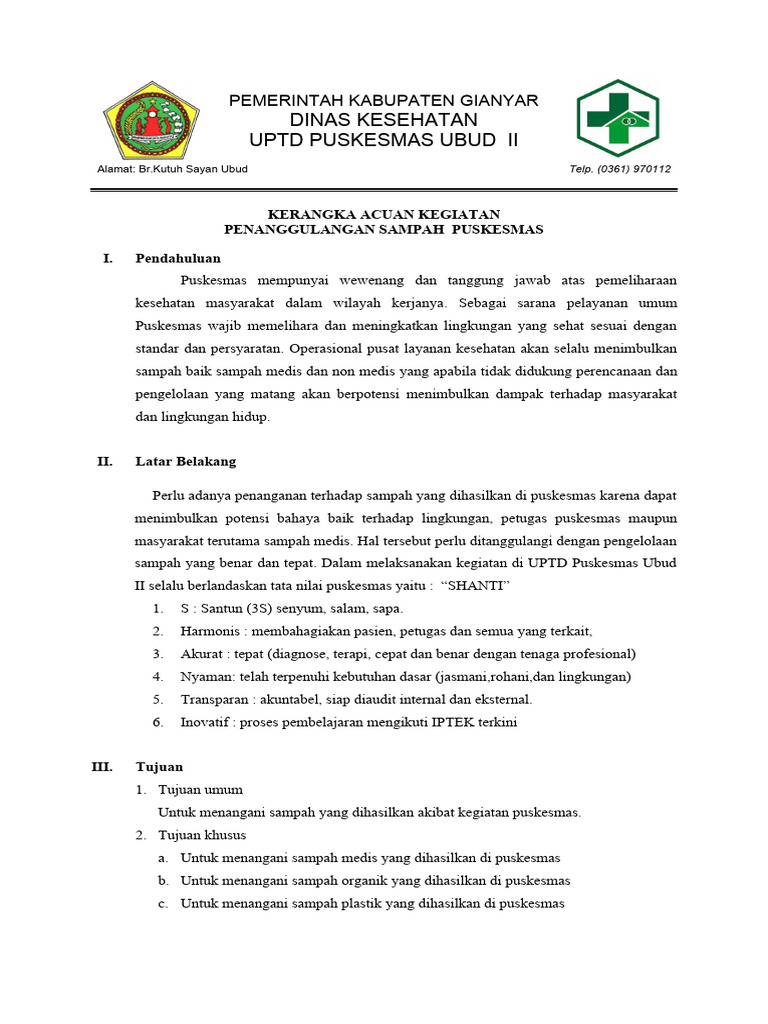 Kak Sampah Medis 2023 | PDF