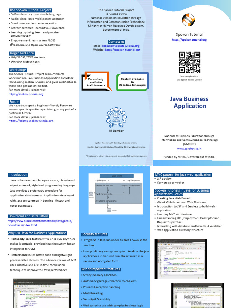 Java Business Application Brochure English | PDF | Java (Programming ...