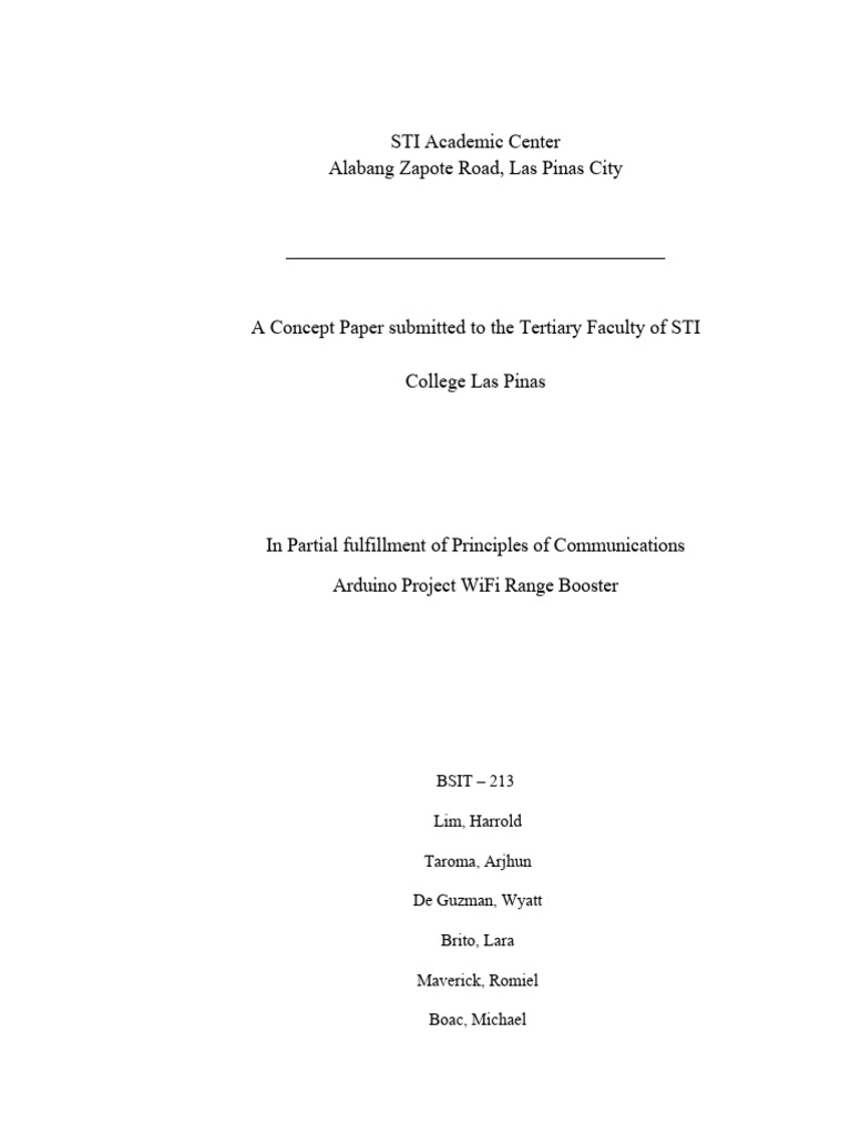 Capstone Format | PDF
