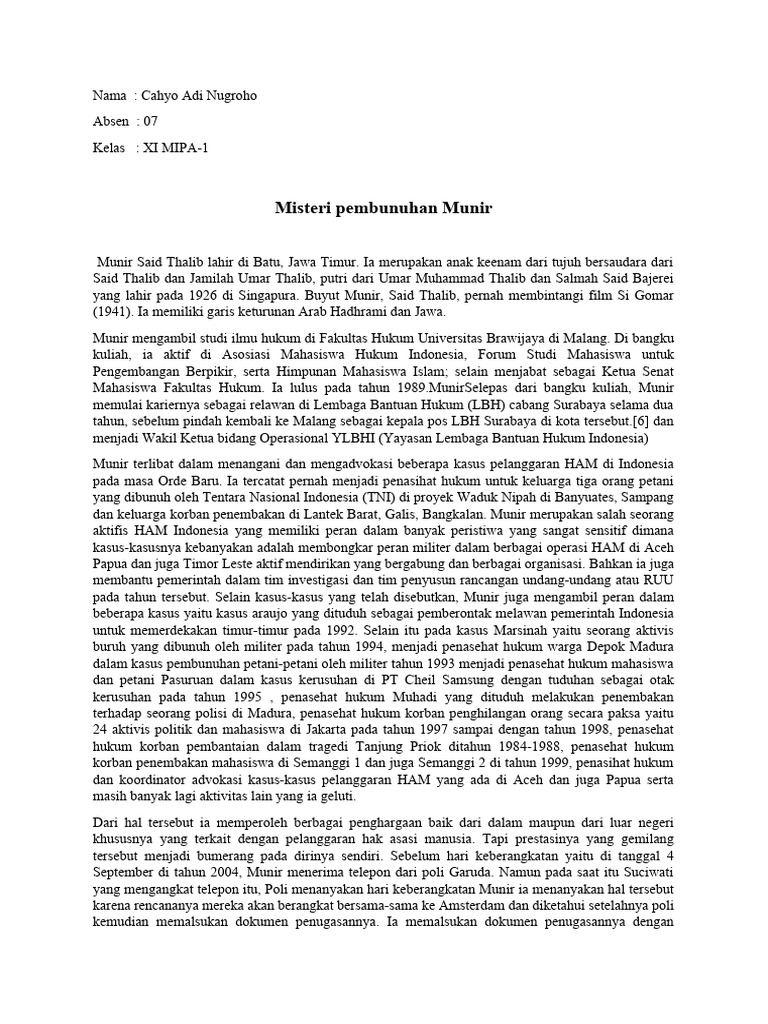 Cahyo Adi Nugroho (Cerita Sejarah) | PDF