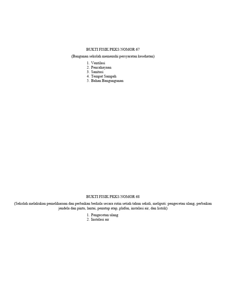 Bukti Fisik Pkks Lutfah Nomor 67-77 | PDF