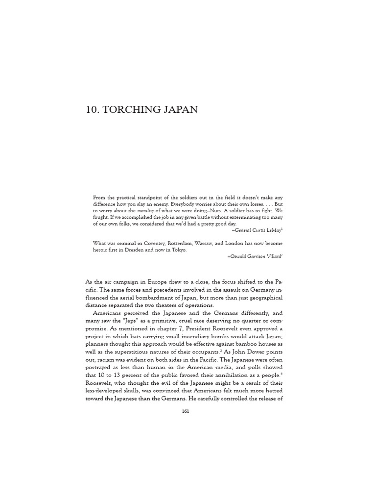 American Airpower Strategy in WW2 - Torching Japan | PDF