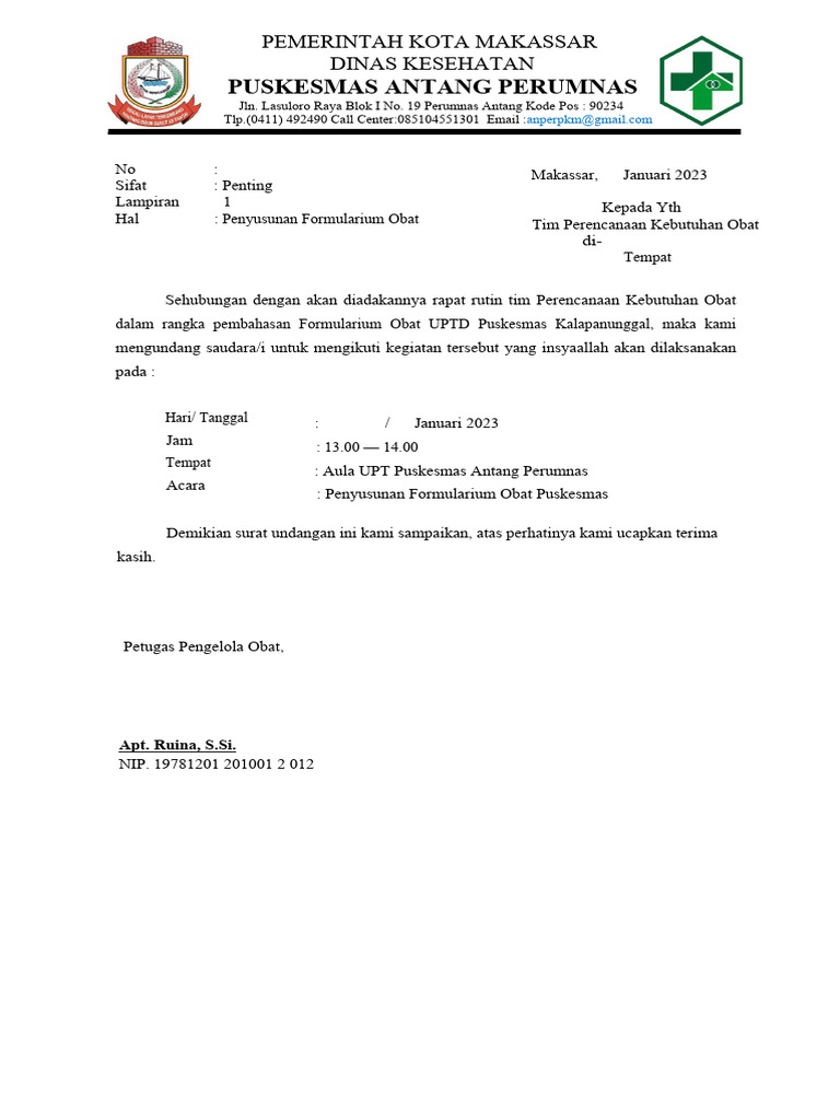 Bukti Penyusunan Formularium Obat Fix | PDF