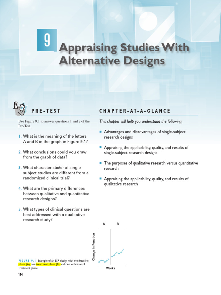 CAT Single Subject Design | PDF | Randomized Controlled Trial ...