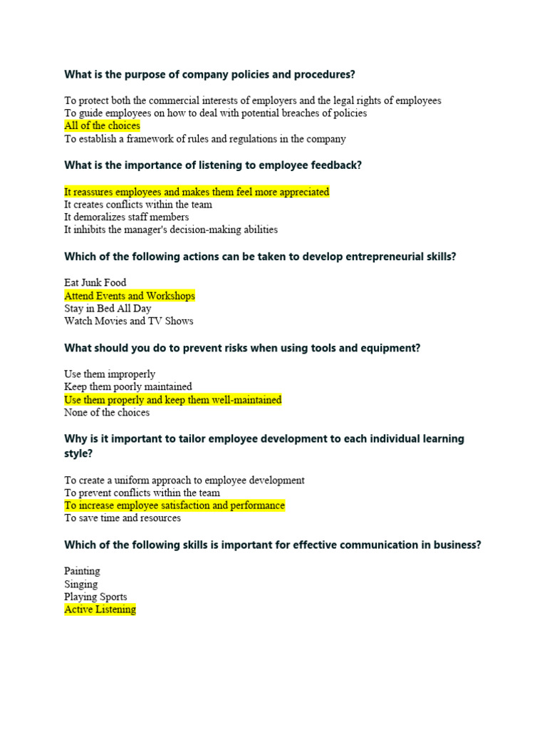 Importance of Company Policies and Procedures | PDF | Employment ...