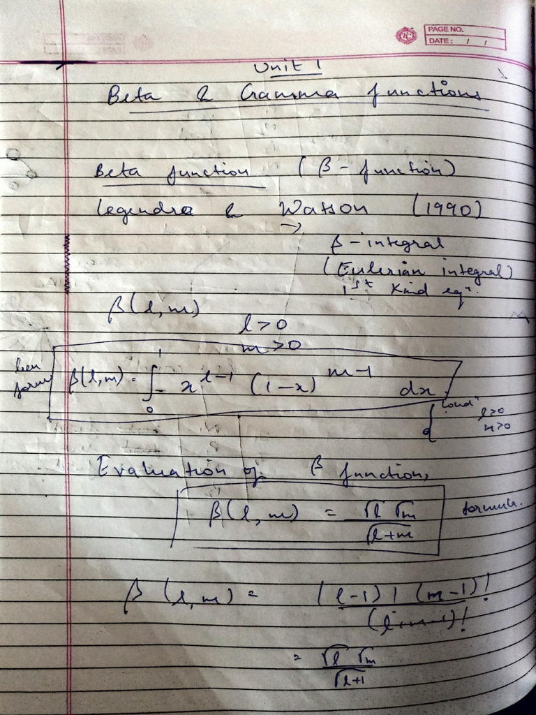 Beta Gamma Func | PDF