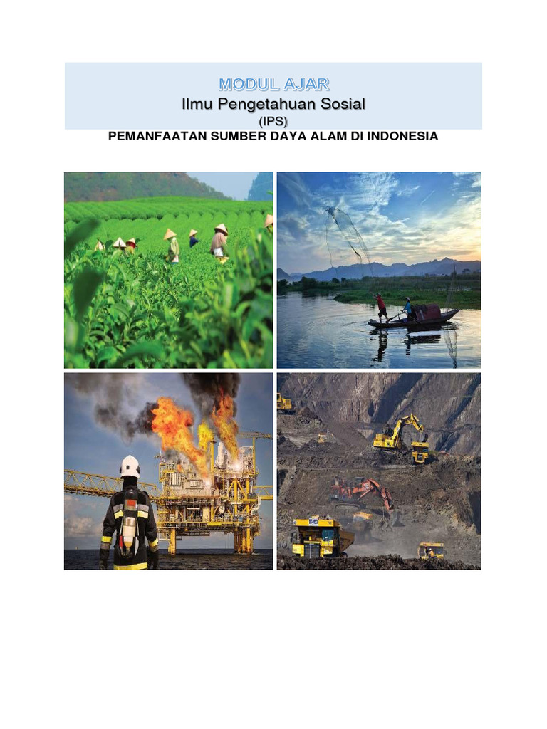 Kls 8 MODUL AJAR PEMANFAATAN SUMBER DAYA ALAM KELAS VIII | PDF