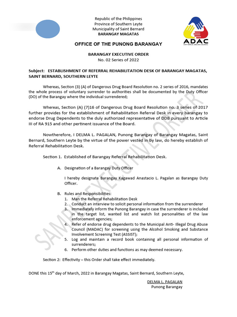 Eo Referral Desk | PDF