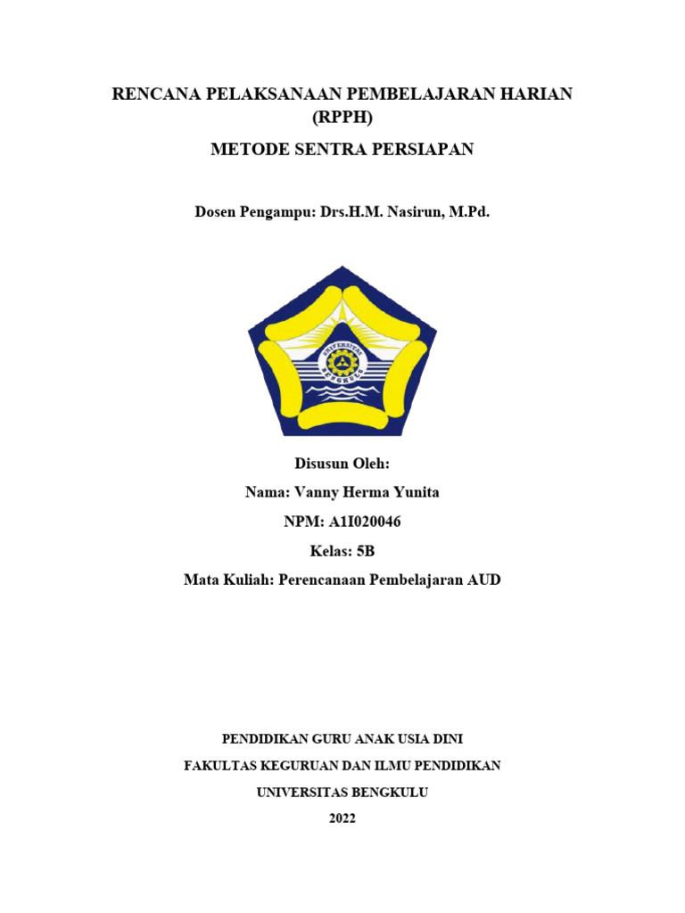 RPPH Tema Tanaman Hias Bunga Matahari | PDF | Kesehatan Holistik ...
