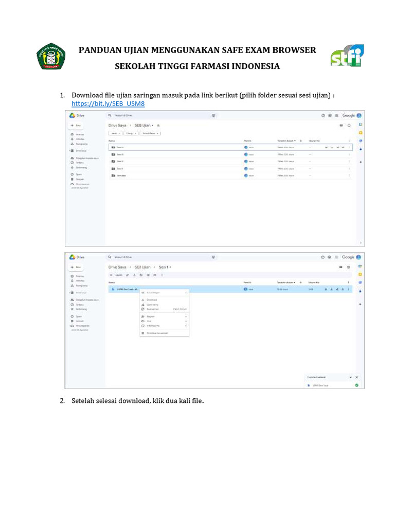 Panduan Usm Dengan Seb Angkatan Viii | PDF | Komputer