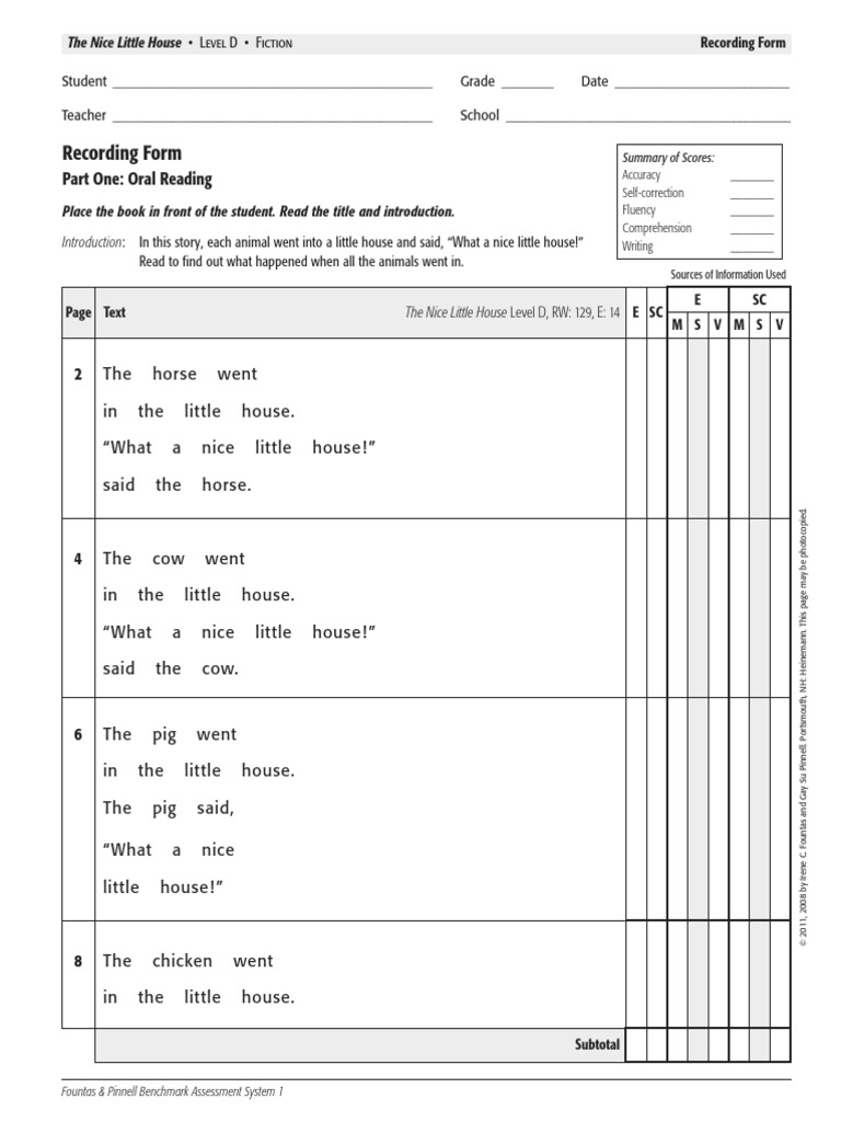 The Nice LIttle House | PDF | Learning | Communication