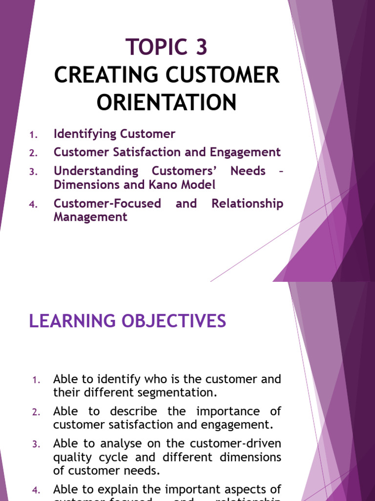 Customer Orientation Essentials | PDF | Market Segmentation | Customer