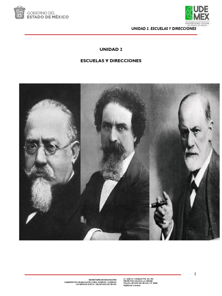 Unidad 2. Escuelas y Direcciones | PDF | Derecho penal | Sistema endocrino