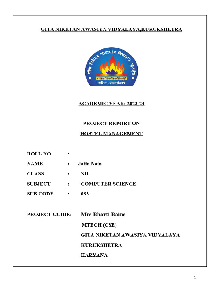 Jatin Nain Final Computer Project HM | PDF | Software Testing | System