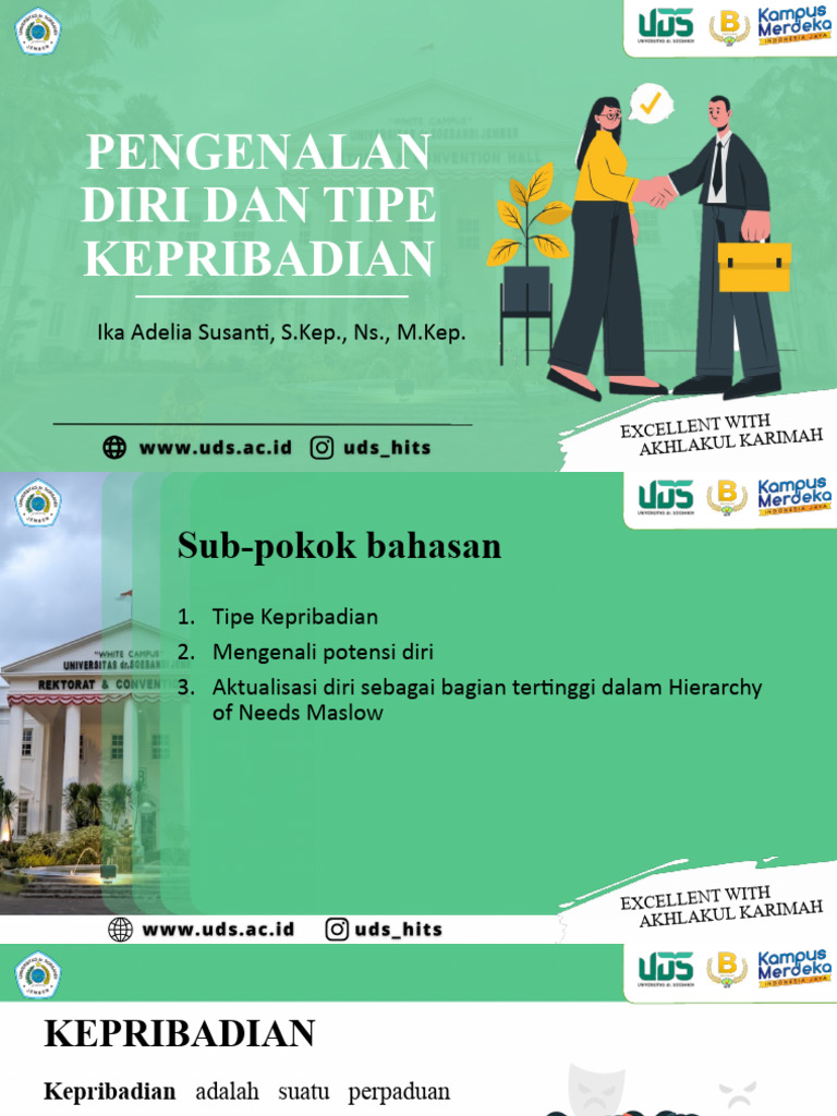 Kepribadian dan Pengembangan Diri | PDF | Pengembangan Diri