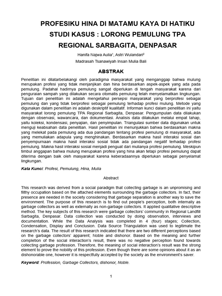 ARTIKEL | PDF | Karier & Perkembangan | Kesehatan Holistik