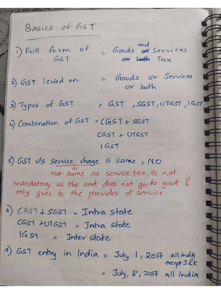 Basics of GST by Ryan 1 | PDF