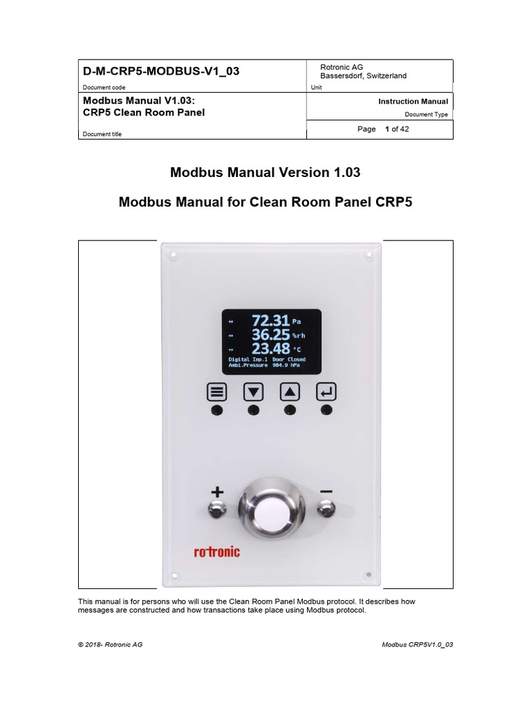 E M crp5 Modbus v1 - 03 - 1 | PDF | Computing | Computer Engineering
