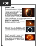 Mapa Conceptual Los Eclipses | PDF | Ciencia y matemáticas