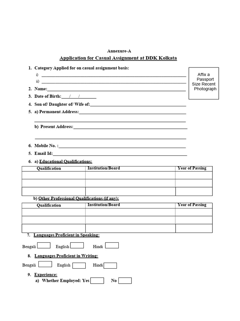 Final Casual Advt PDF | PDF | Career & Growth