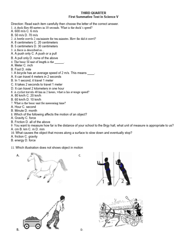 Science Quiz for Grade 5 Students | PDF | Electrical Conductor ...