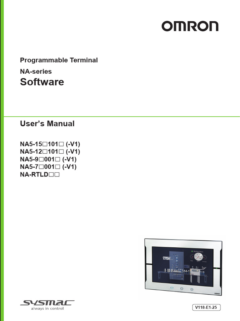 v118 Na Series Programmable Terminal Software Users Manual en | PDF | Computer Program | Programming
